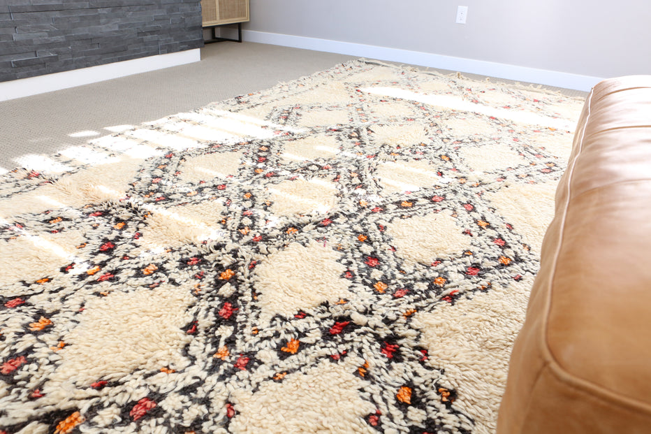 Modern Vintage Cream Wool Rug - The DIANE – Loom & Field